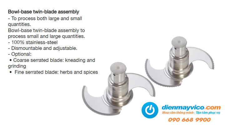 Máy cắt và xay trộn rau củ Robot Coupe R 652 7 Lít | Sản xuất Pháp ...